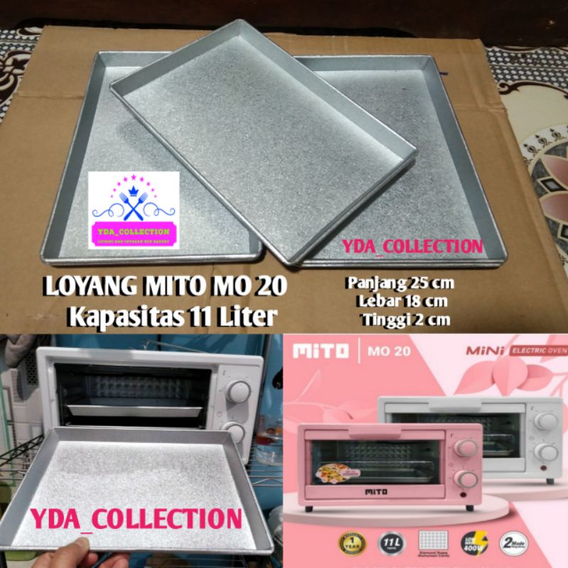 Jual Loyang Tray Mito Oven Mito Mo 20 loyang oven listrik kapasitas ...
