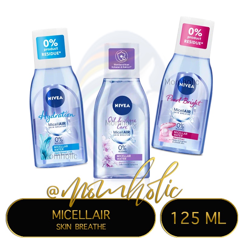 Jual NIVEA MicellAIR Pearl Bright Hydration Acne and Oil Care Skin ...