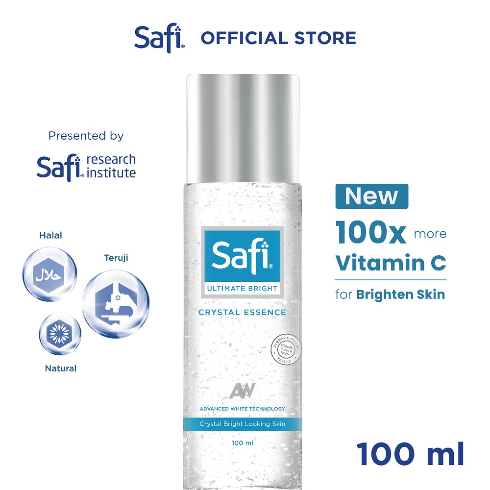 Jual SAFI Ultimate Bright Crystal Essence - Crystal Bright Looking Skin (SERUM) | Shopee Indonesia