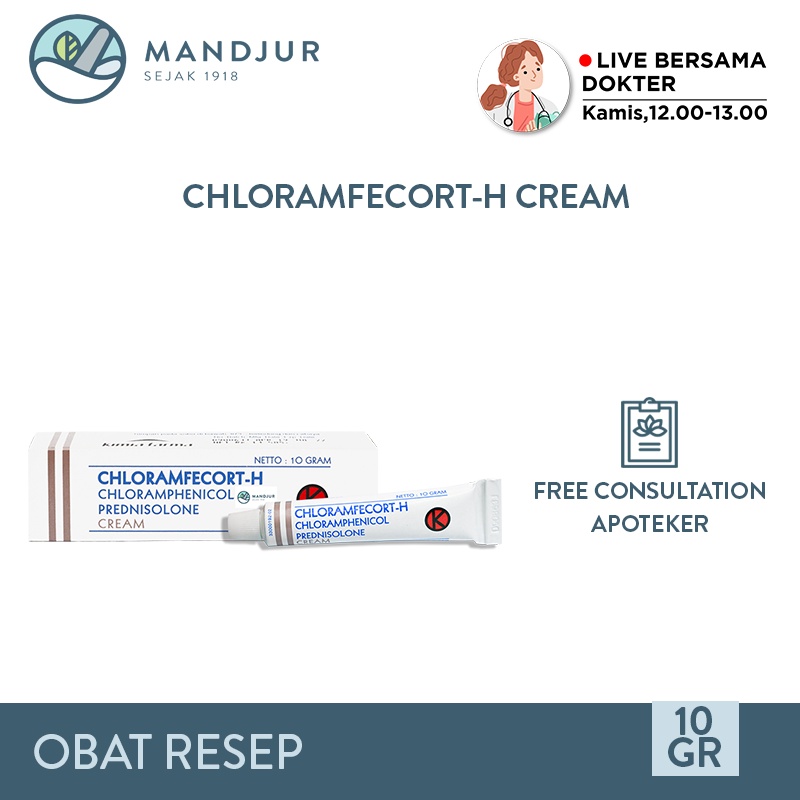 Jual Chloramfecort H Cream 10 Gram | Shopee Indonesia