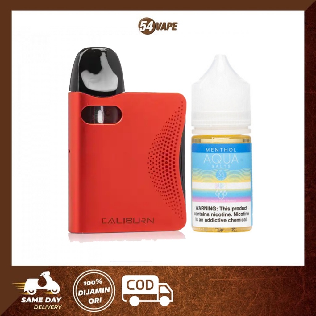Jual Uwell Caliburn AK3 Pod 13W + Liquid Saltnic 30ml | Shopee Indonesia