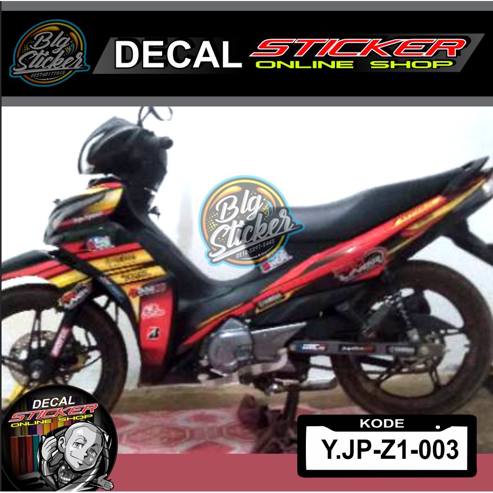 Jual STIKER MOTOR YAMAHA JUPITER Z1 | DECAL STRIPING VARIASI RACING ...