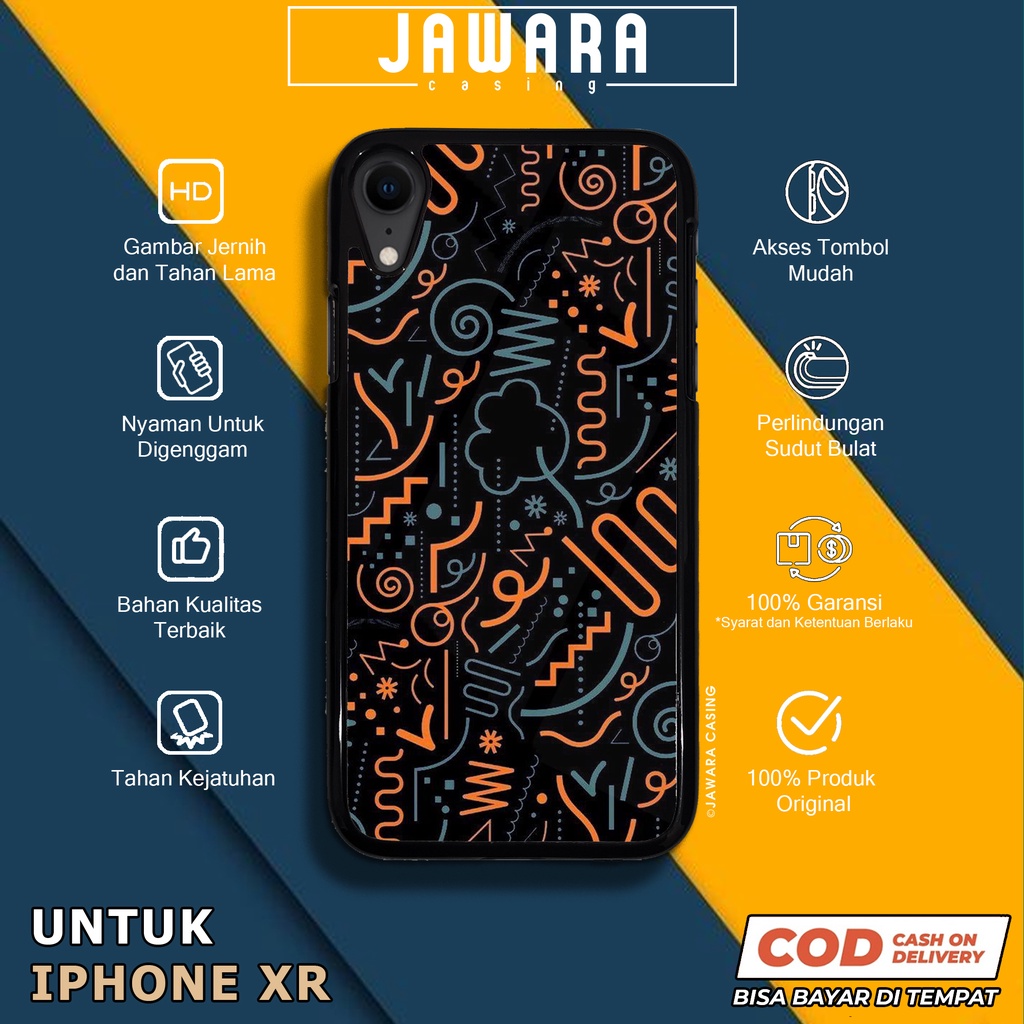 Jual Case iPhone XR Casing iPhone XR Jawara Casing [MOZC] Case Glossy Case Aesthetic Custom Case ...