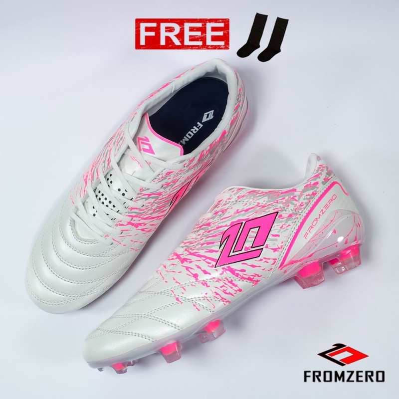 Jual Fromzero - Sepatu Sepak Bola Fromzero Starkia Xtervolt IN FG White Pink Original | Shopee ...