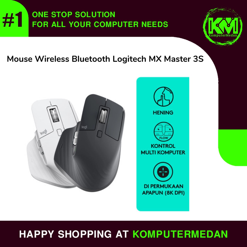 Jual Mouse Wireless Bluetooth Logitech MX Master 3S | Shopee Indonesia