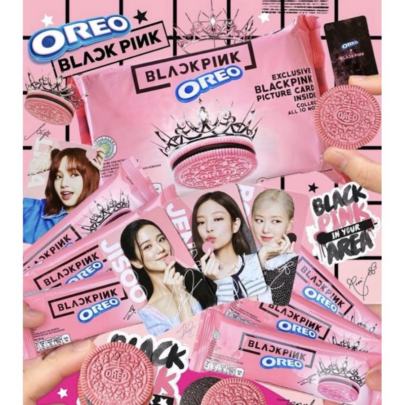Jual OREO BLACKPINK LIMITED EDITION WITH PC OFFICIAL | Shopee Indonesia