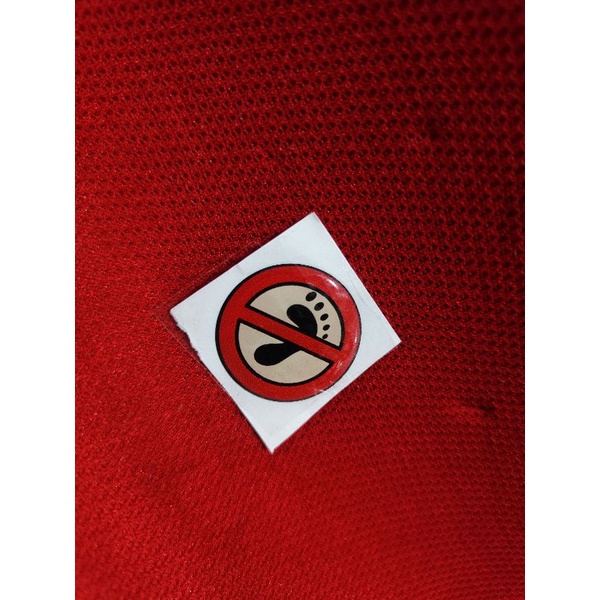Jual EMBLEM LOGO DILARANG INJAK EMBLEM DILARANG INJAK TIMBUL TEBAL ...