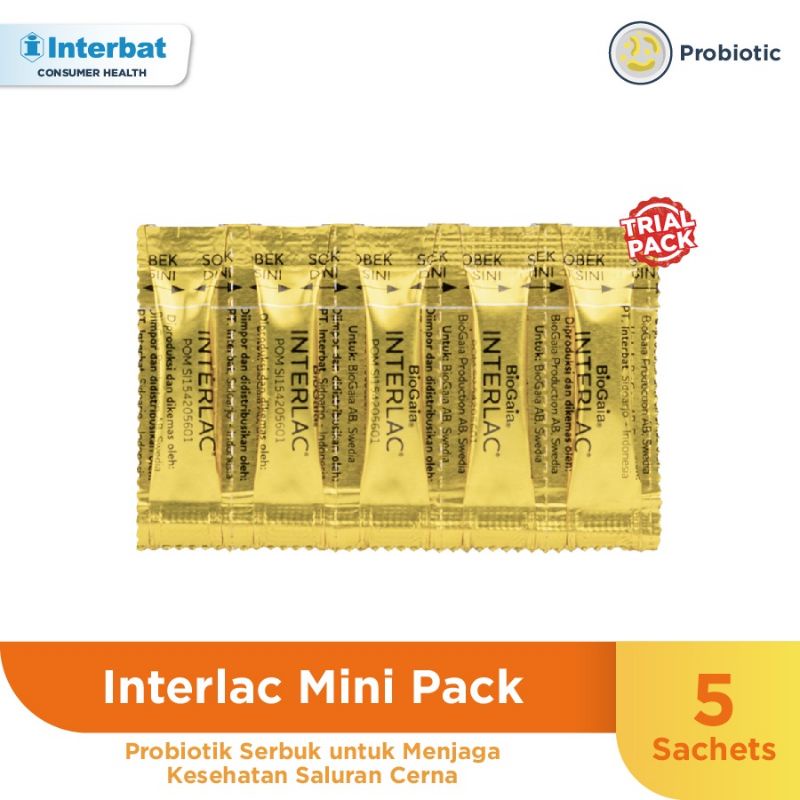 Jual Interlac Probiotik 5 Sachet - Menjaga saluran pencernaa | Shopee ...