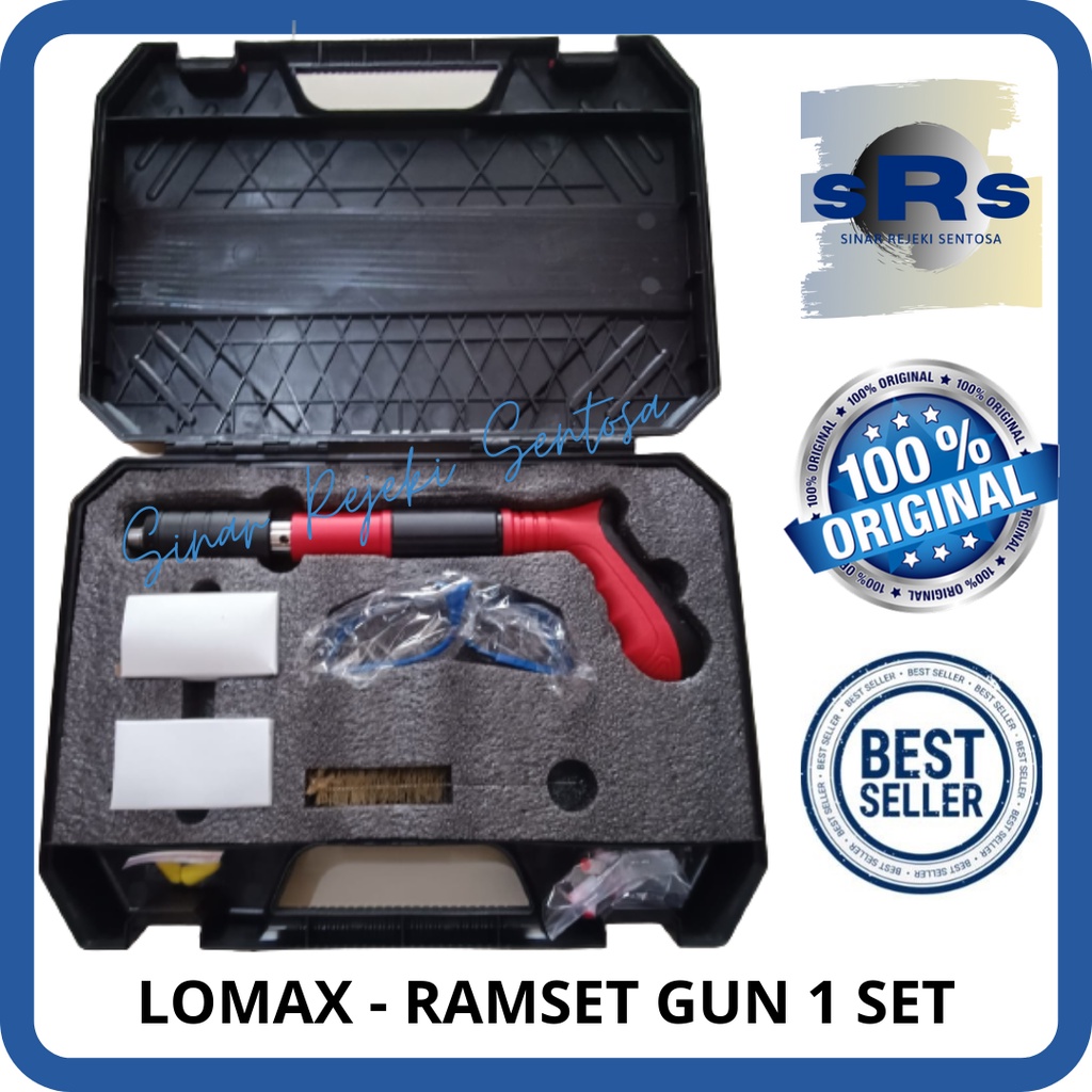 Jual LOMAX - RAMSET GUN/FASTENING GUN/ALAT TEMBAK/MESIN TEMBAK PAKU ...