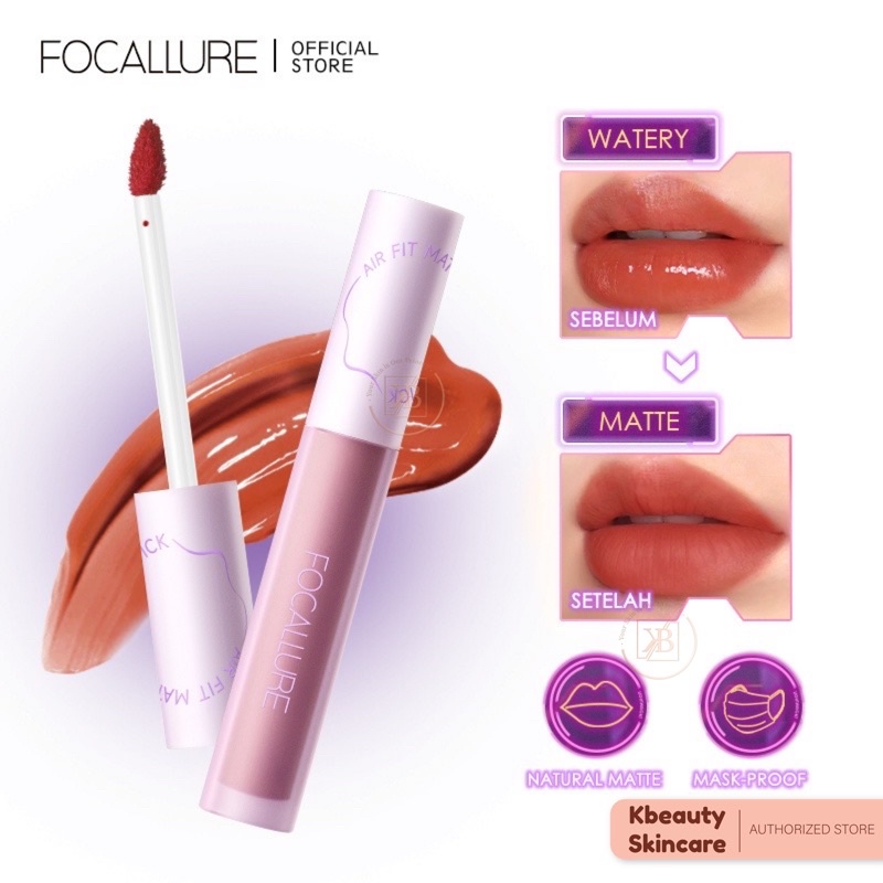 Jual FOCALLURE Airy Matte Lipstick Waterproof Lip Tint Long-Lasting Transfer-Proof Lip Matte ...