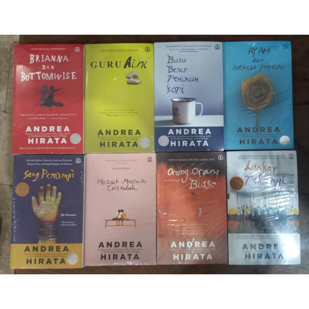 Jual Buku Novel Original Andrea Hirata - Bentang Pustaka - Brianna Dan ...