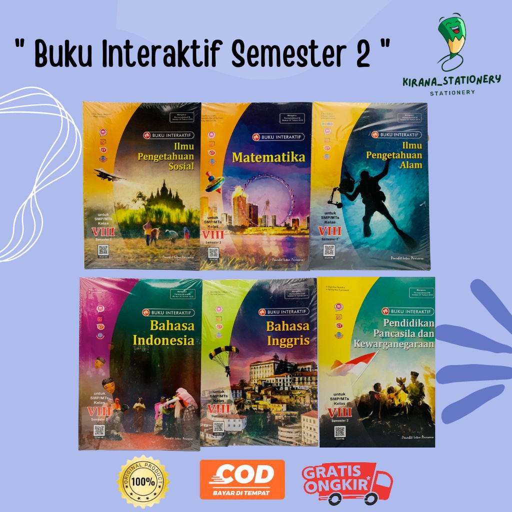 Jual BUKU INTERAKTIF INTAN PARIWARA SMP KLS 8 LKS INTAN PARIWARA SMP SEMESTER 2 | Shopee Indonesia