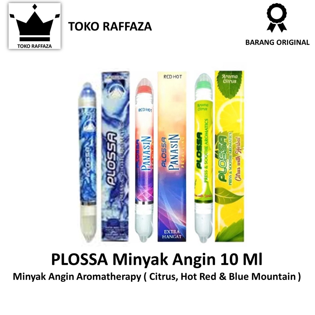 Jual PLOSSA Minyak Angin Aromatherapy 4in1 All Variant 10 Ml | Shopee ...