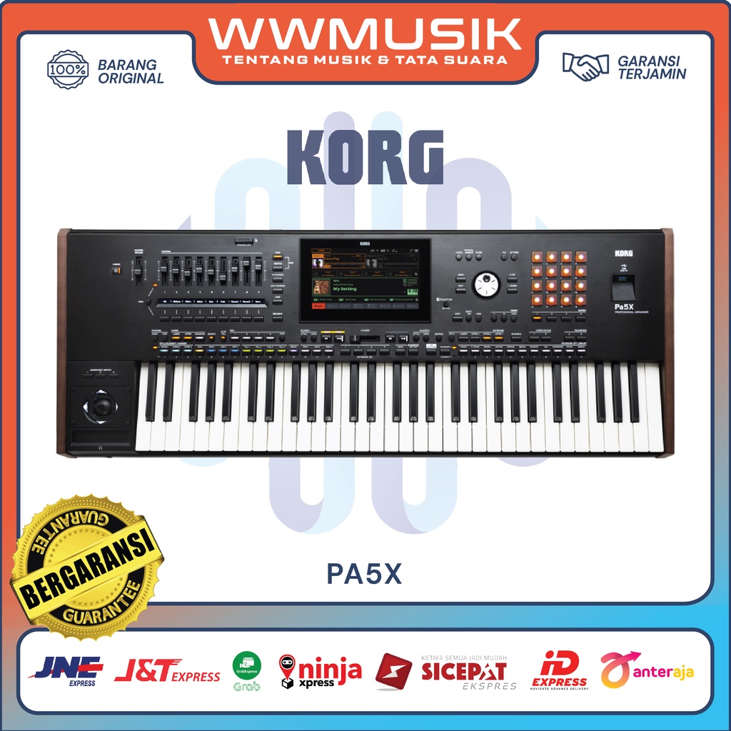 Jual Keyboard Arranger KORG PA5X PA-5X PA 5X Series Digital Workstation Organ USB Touch ...
