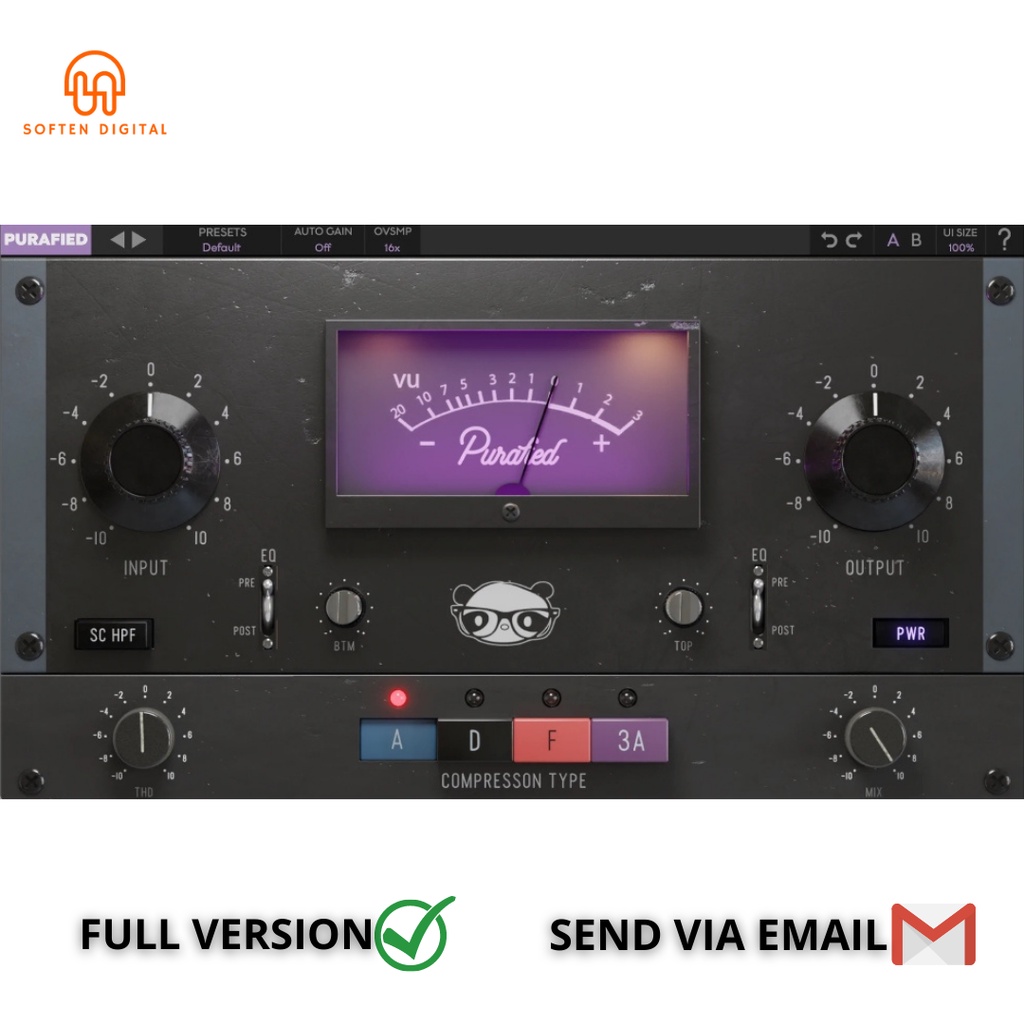 Jual Purafied Audio VU Compressor VST Plugin the punch of the real deal ...