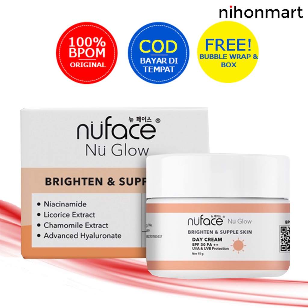 Jual Nuface Nu Glow Brighthen & Supple Skin Day Cream 15g | Shopee Indonesia