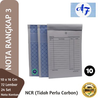 Jual AF Buku Nota Bon Rangkap 3 Ply NCR Kecil - 1 Pcs | Shopee Indonesia