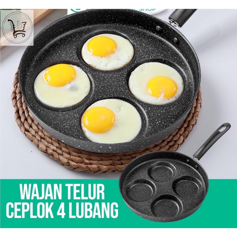 Jual PANCI CETAKAN TELUR 4 DATAR CETAKAN MARTABAK Panci Wajan 4 Lubang ...