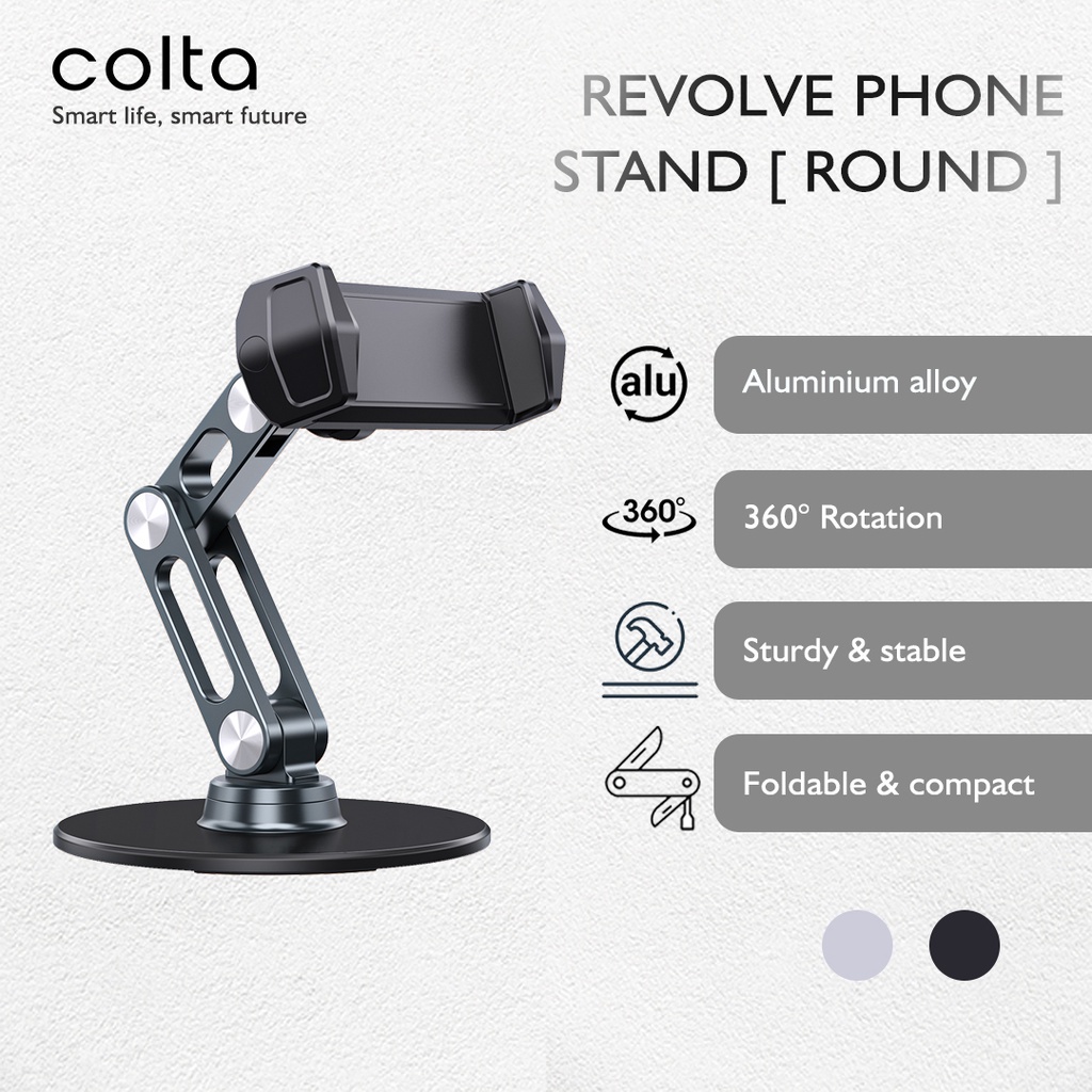 Jual Colta Revolve Phone Clip Stand Holder Aluminium Dudukan HP Bracket Handphone | Shopee Indonesia