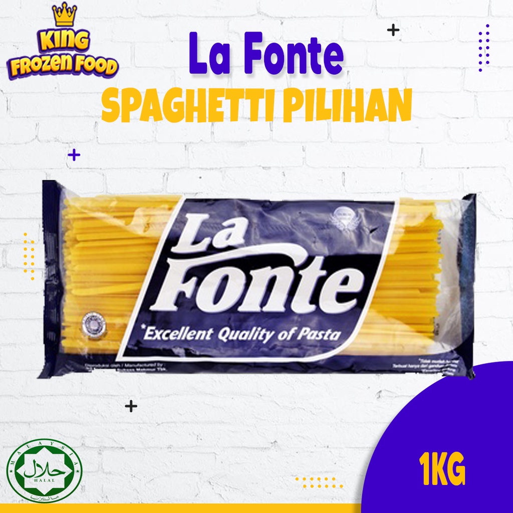 Jual LaFonte Mie Spaghetti Pilihan Berkualitas 1Kg | Shopee Indonesia