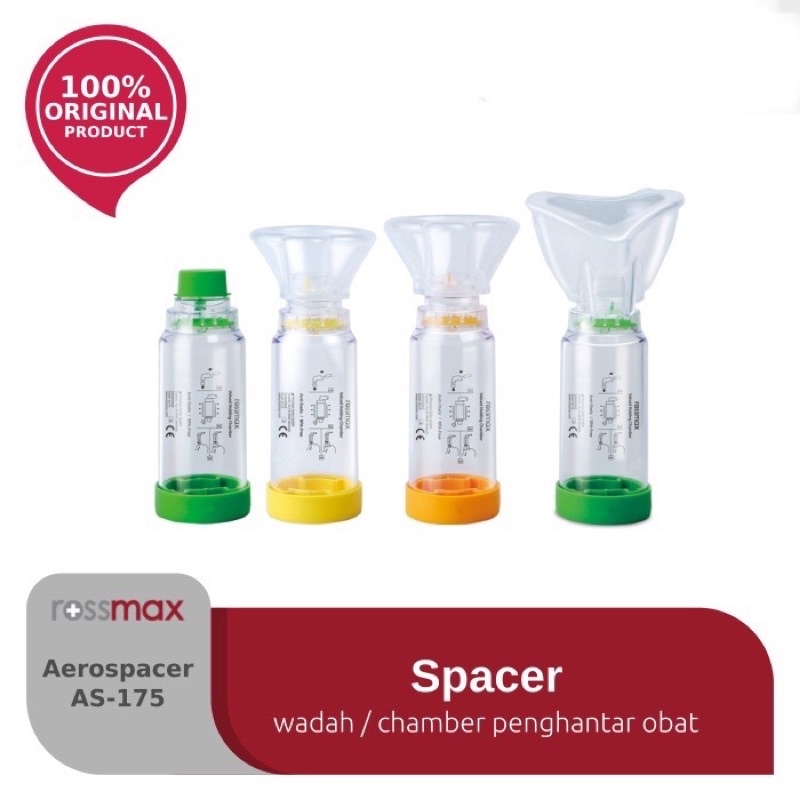 Jual Aerochamber Rossmax Aerospacer AS 175 Corong Asma Aero Spacer ...