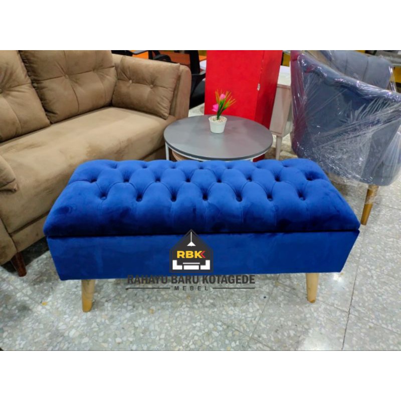 Jual PROMO SOFA BENCH STORAGE JOGJA sofa Laci Murah 100cm | Shopee ...
