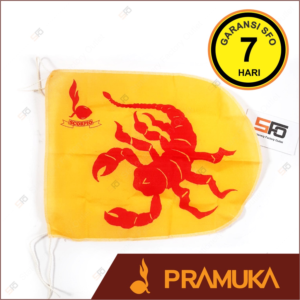 Jual Bendera Regu Pramuka Binatang Scorpio | Shopee Indonesia