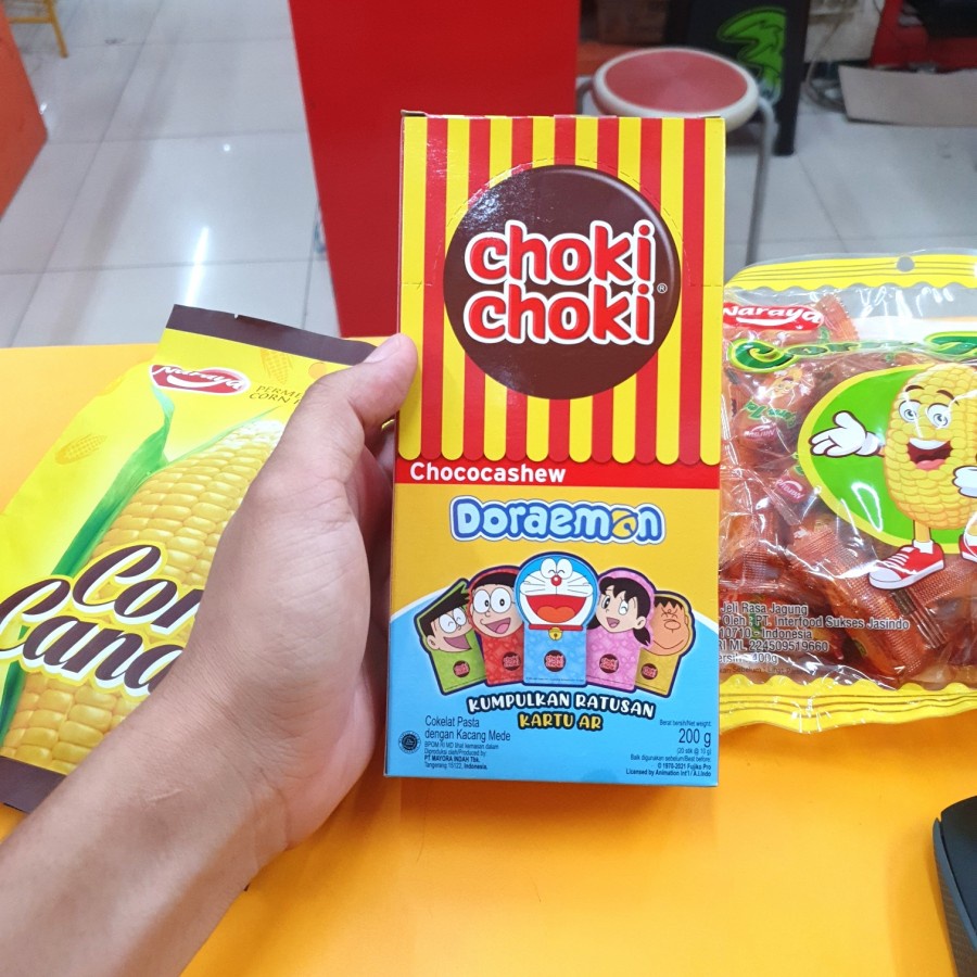 Jual BOX 20*10GR - CHOKI CHOKI COKI / COKLAT PASTA COKELAT | Shopee ...