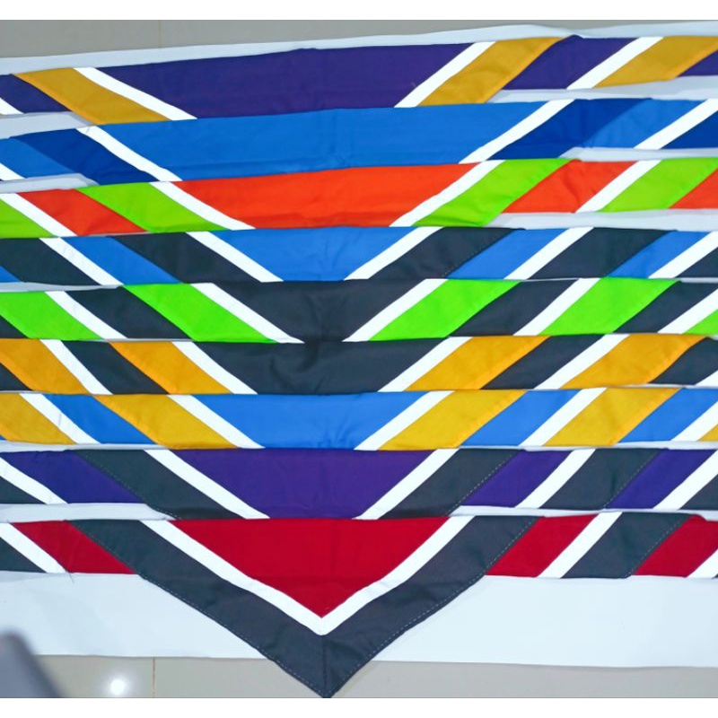 Jual scraf Pramuka syal pramuka kombinasi warna scarf Pramuka | Shopee ...