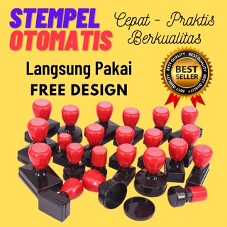 Jual Cetak Custom Stempel Flash Warna PERSEGI PANJANG - BULAT Stempel ...