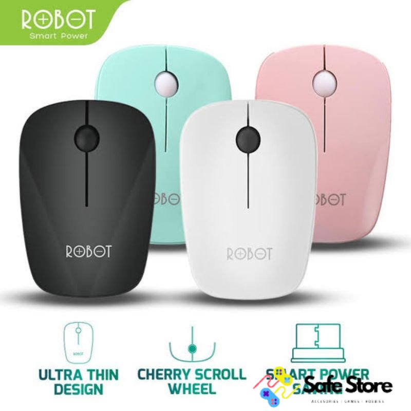 Jual Mouse Wireless 2.4ghz Robot M220, Robot Mouse New Original ...