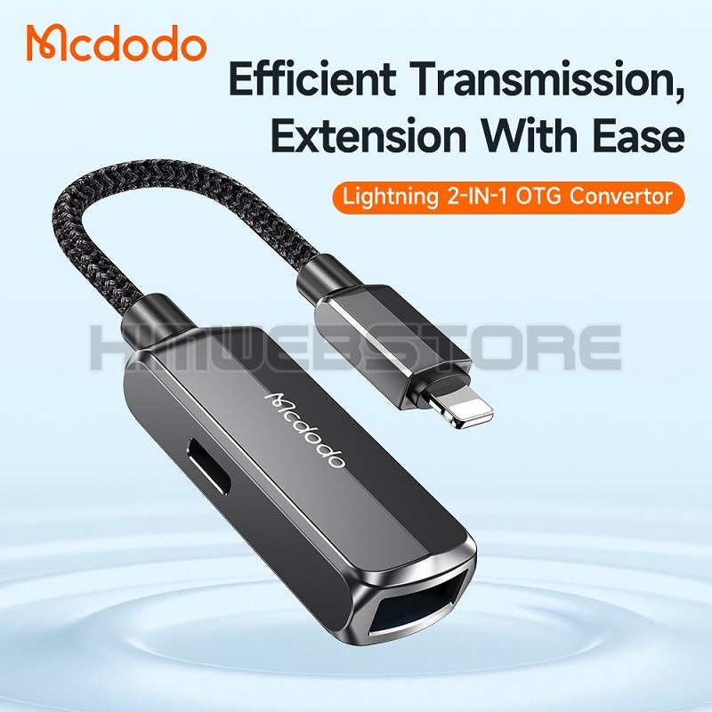 Jual MCDODO CA-2690 Converter OTG USB 3.0 + Lightning Female to ... Jual MCDODO CA-2690 Converter OTG USB 3.0 + Lightning Female to ...