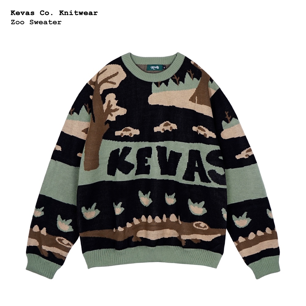 Jual Kevas Zoo Knitted Sweater | Shopee Indonesia