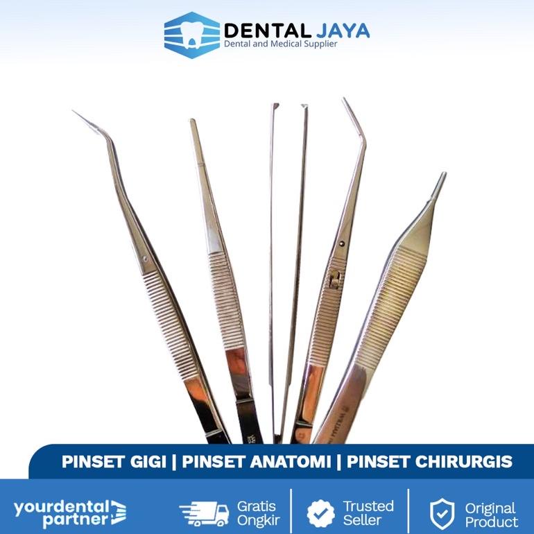 Jual Dental Jaya PINSET GIGI // PINSET ANATOMI // PINSET CHIRURGIS ...