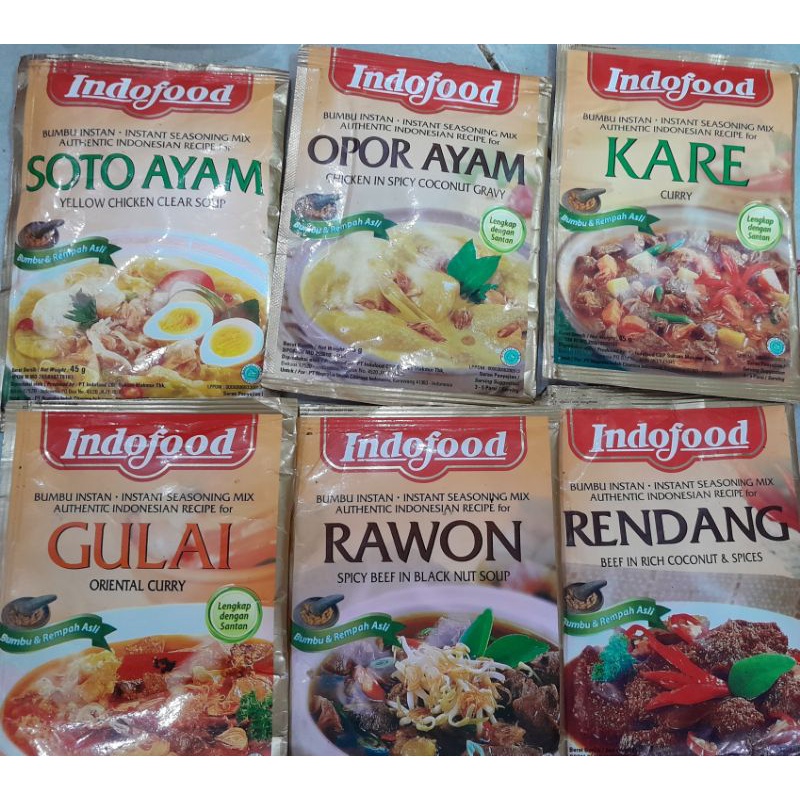 Jual BUMBU INSTAN INDOFOOD ALL VARIAN | Shopee Indonesia
