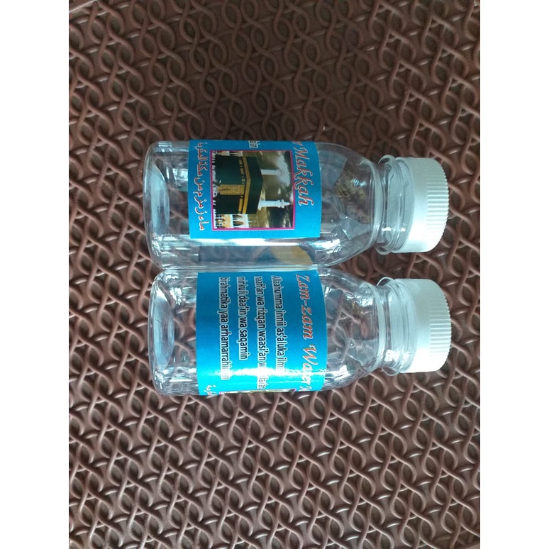 Jual Botol Air zamzam kosong 80ml plus stiker | Shopee Indonesia