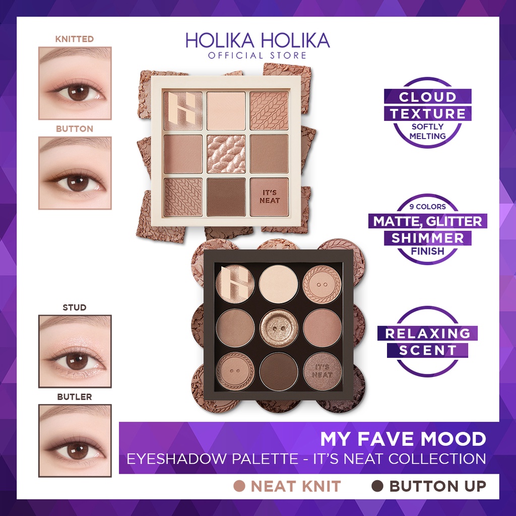 Jual Holika Holika My Fave Mood Eye Palette (It's Neat Collection ...