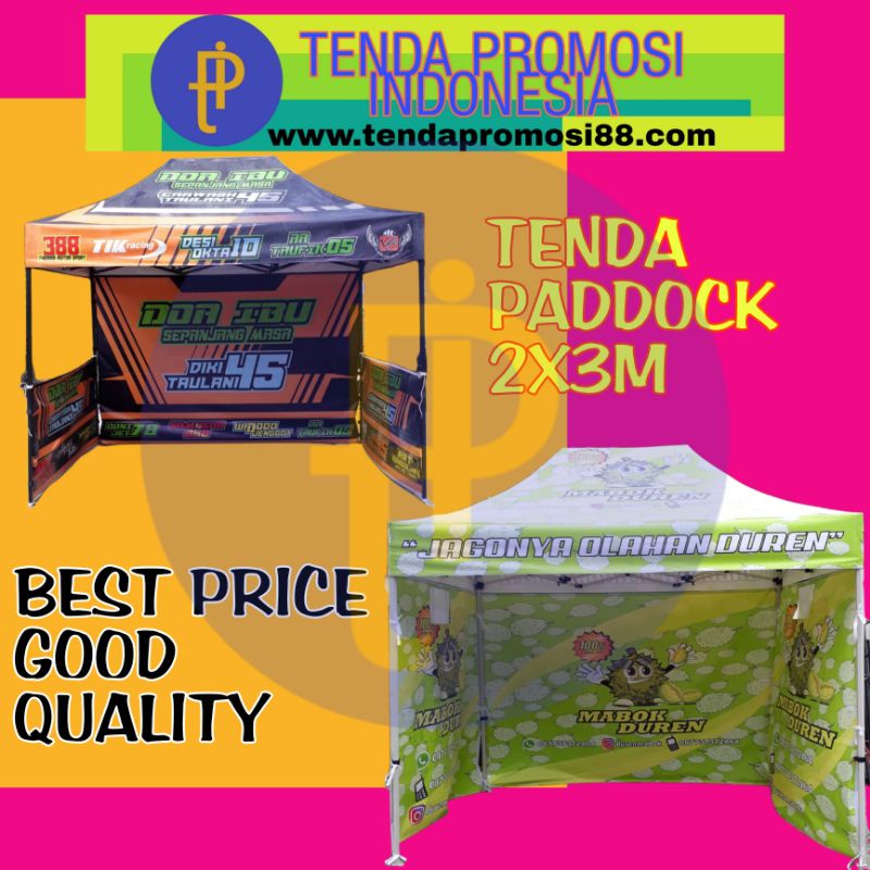 Jual TENDA PADDOCK BALAP RACING TEAM 2X3 BAHAN IZZZI RANGKA STANDAR ...
