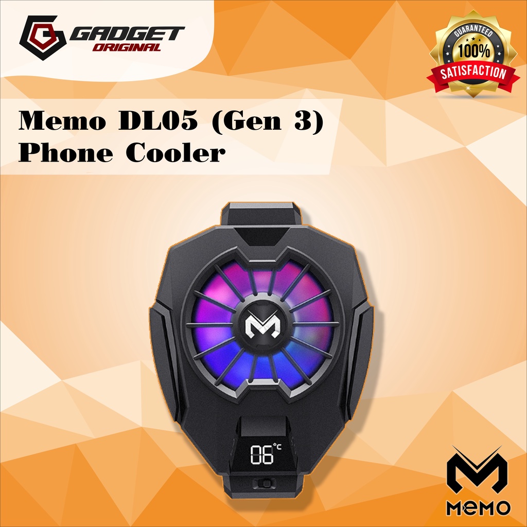 Jual Memo DL05 Fancooler Radiator Pendingin HP Coolingfan Gaming RGB LIGHT - DL05 Gen3 | Shopee ...