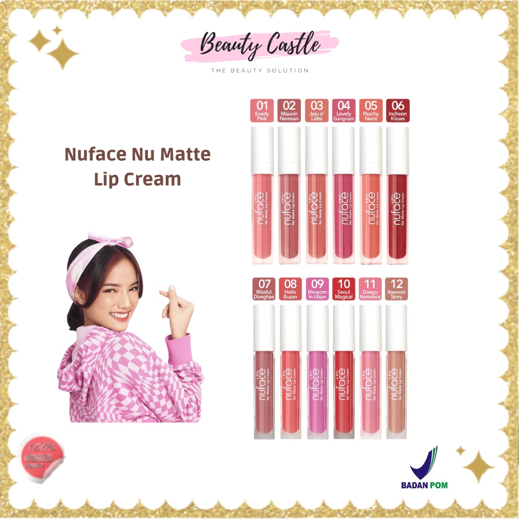 Jual Nuface Nu Matte Lip Cream - Lipstick Nuface Matte | Shopee Indonesia