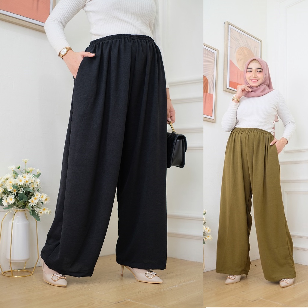 Jual PROMO CELANA KULOT CRINKLE PREMIUM JUMBO 60-120 kg NEW COLOUR ...