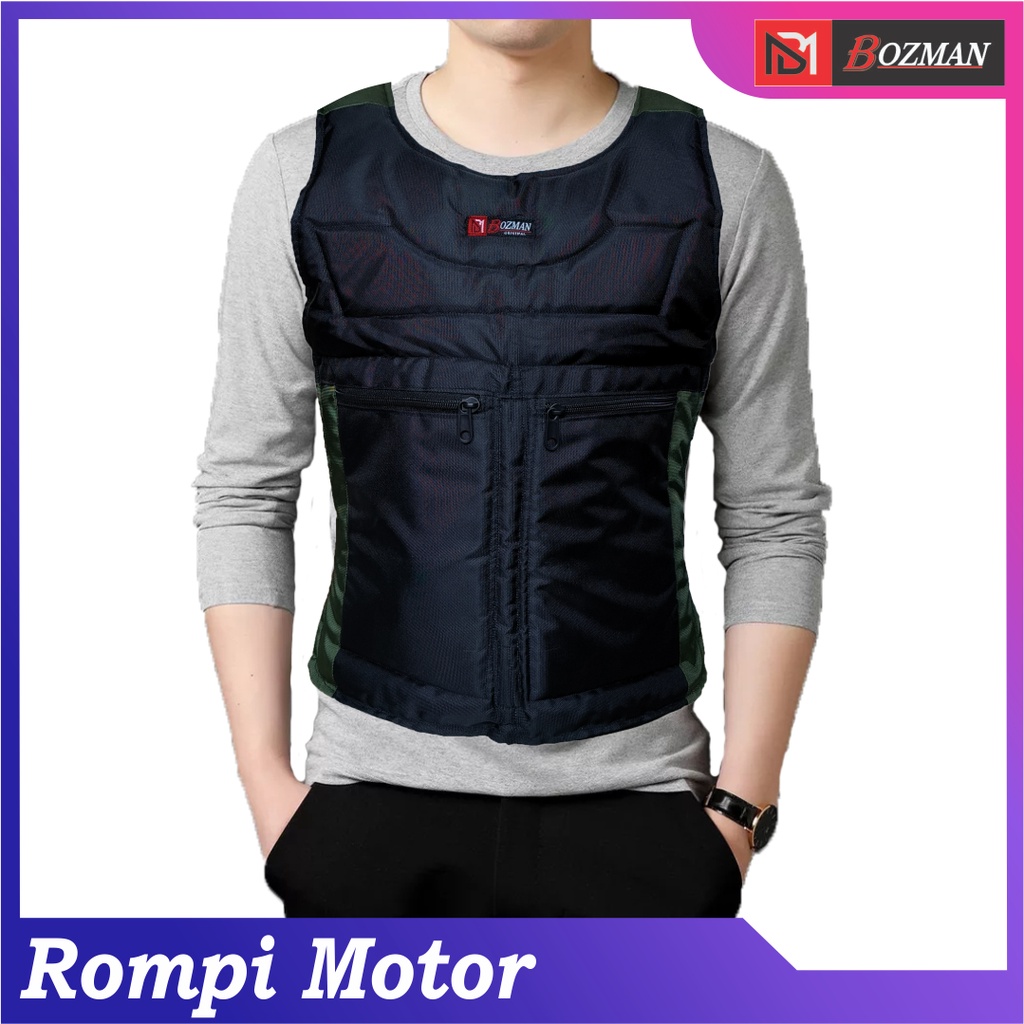 Jual Rompi Motor Tas Anti Angin Pelindung Dada Cordura Premium | Shopee ...