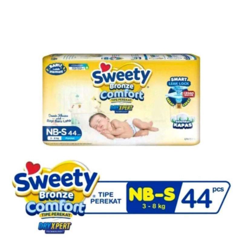 Jual Sweety Bronze Dry X-Pert Comfort NB-S 44pcs | Shopee Indonesia