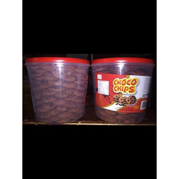 Jual Kue Choco Chips 1 Toples Isi Banyak 540gr | Shopee Indonesia