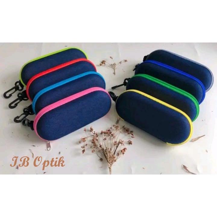 Jual Tempat kacamata / box frame resleting bisa gantung | Shopee Indonesia