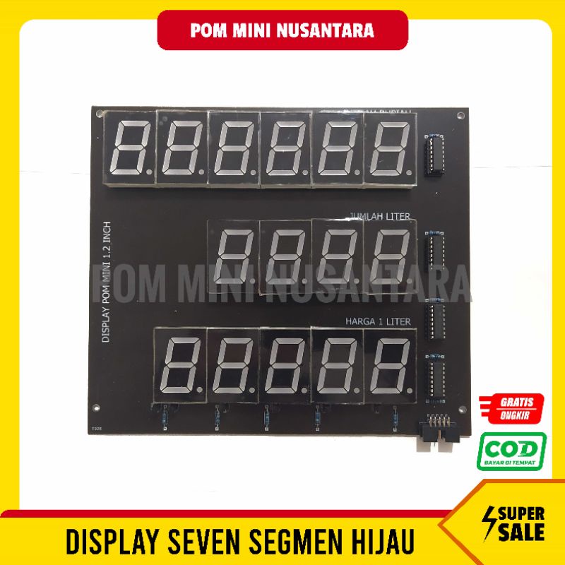 Jual Pom Mini Nusantara - Display Seven Segmen Pertamini Digital Layar ...