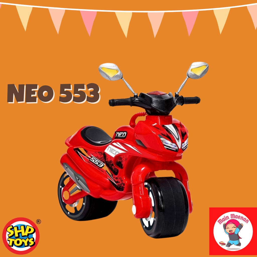 Jual Mainan Anak Motor Motoran Sepeda Anak NEO 553 SHP Toys Maenan Anak ...