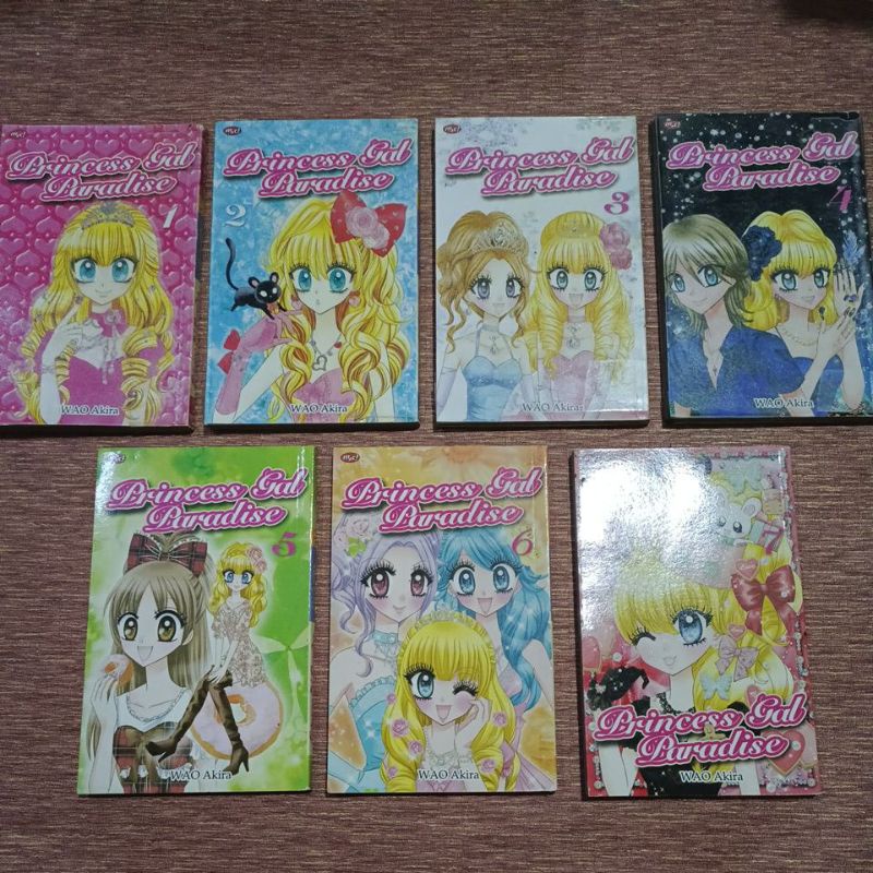 Jual Komik Princess Gal Paradise. WAO Akira. Serial 1 Sampai 7 Tamat ...