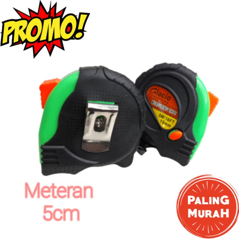 Jual Meteran Karet Alat Bangunan Proyek 5 Meter Karet | Shopee Indonesia
