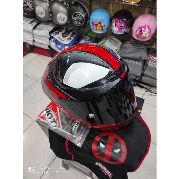 Jual KYT TT COURSE MARVEL DEADPOOL LIMETED EDITION SNI ORIGINAL | Shopee Indonesia